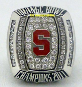 2011 STANFORD CARDINALS ORANGE BOWL CHAMPIONSHIP RING - Buy and Sell ...