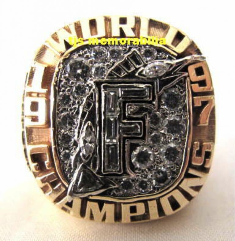 1997 FLORIDA MARLINS WORLD SERIES CHAMPIONSHIP RING - Buy and Sell ...