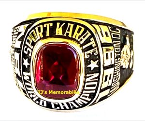 1996 SPORT KARATE NBL WORLD CHAMPIONSHIP RING - Buy and Sell ...