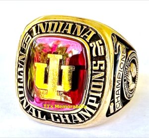 1976 INDIANA HOOSIERS BASKETBALL NATIONAL CHAMPIONSHIP RING - Buy and ...