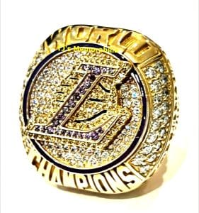 2020 LOS ANGELES LAKERS NBA CHAMPIONSHIP RING & LIGHTED PRESENTATION ...