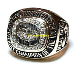 1990 EVANDER HOLYFIELD WORLD HEAVYWEIGHT BOXING CHAMPIONSHIP RING - Buy ...